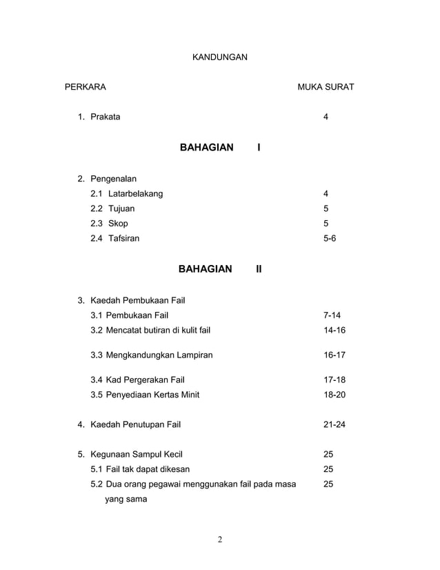 Panduan pembukaan dan penutupan fail latest | DOC