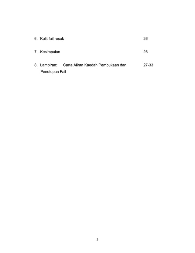 Panduan pembukaan dan penutupan fail latest | DOC