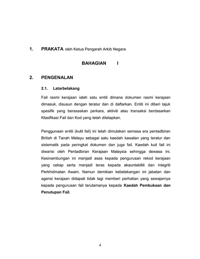 Panduan pembukaan dan penutupan fail latest | DOC