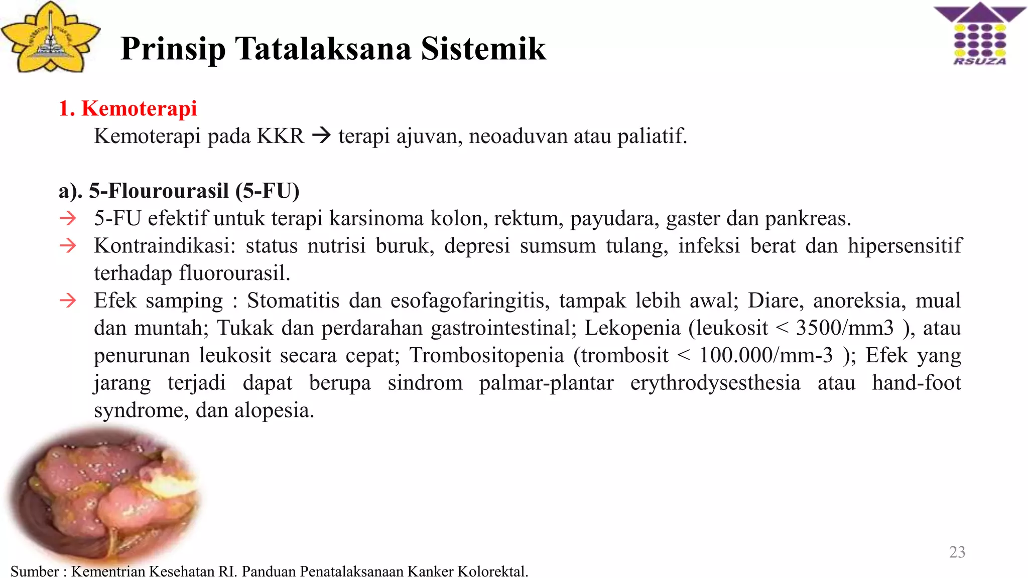 Panduan Penatalaksanaan Kanker Kolorektal_Zamra Sirakawa.pptx