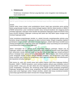 Panduan Pendaftaran Peserta KPP Mining Youth in Action dan Contoh Proposal KPP Mining Youth In ...