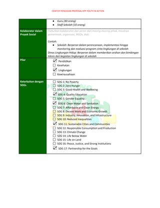 Panduan Pendaftaran Peserta KPP Mining Youth in Action dan Contoh Proposal KPP Mining Youth In ...