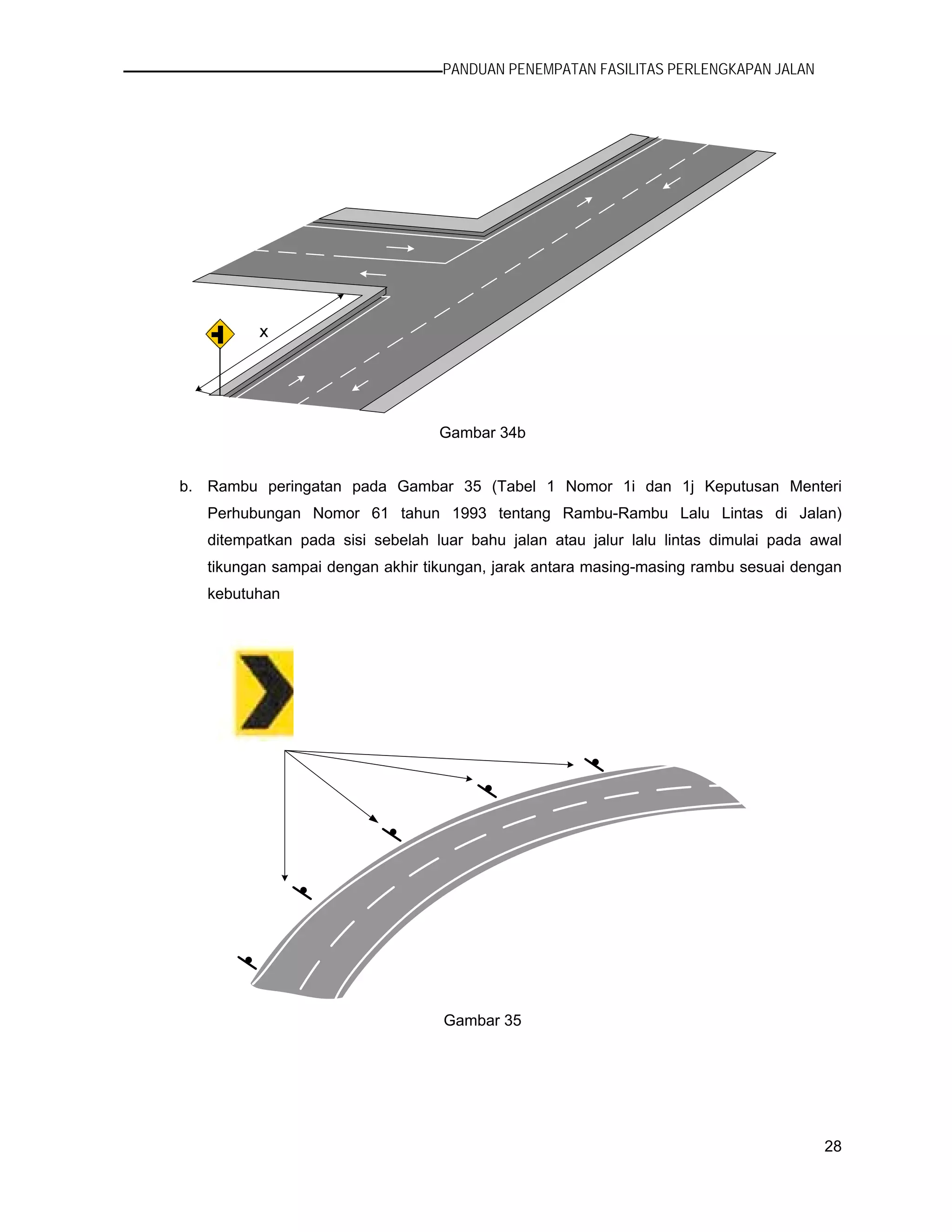 Panduan penempatan fasilitas perlengkapan jalan | PDF