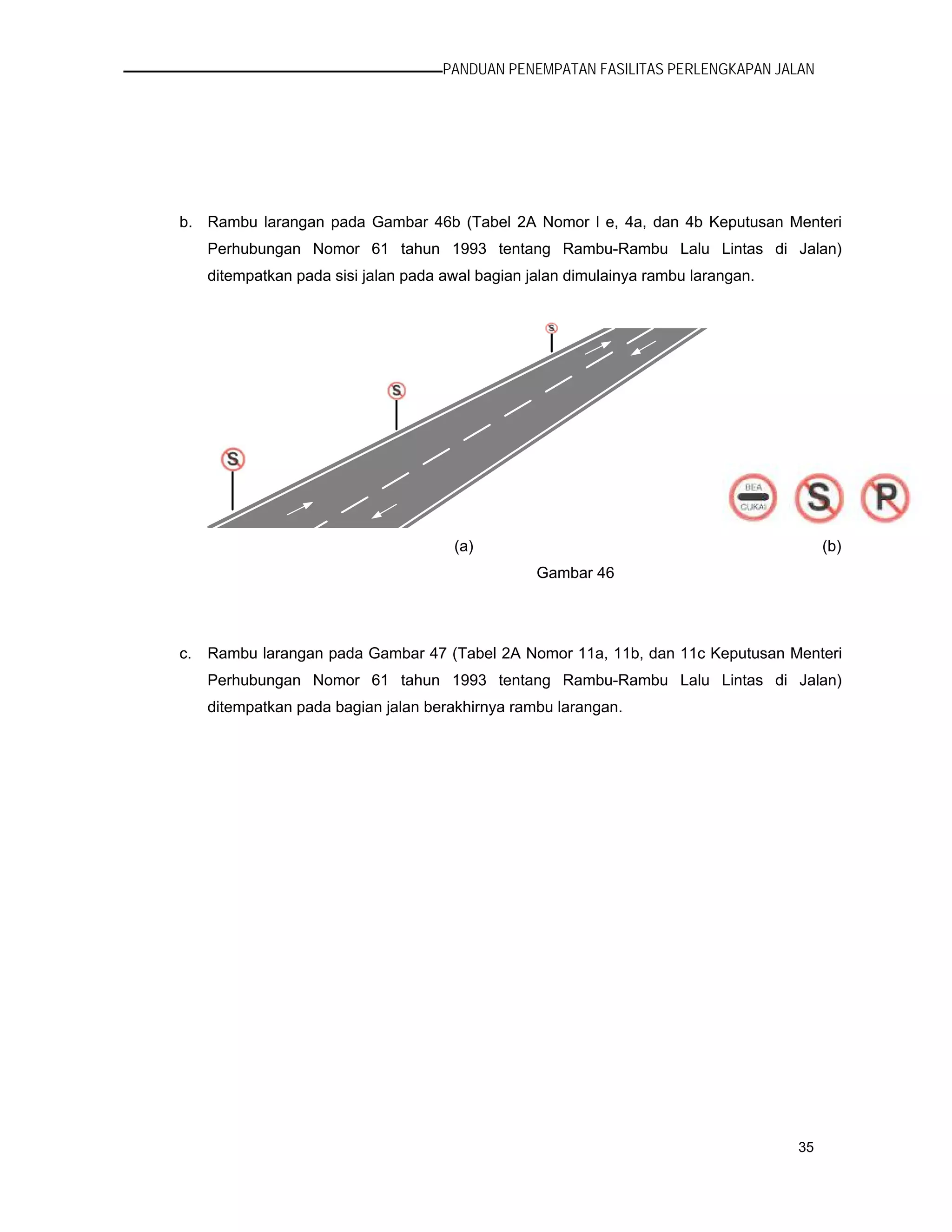 Panduan penempatan fasilitas perlengkapan jalan | PDF