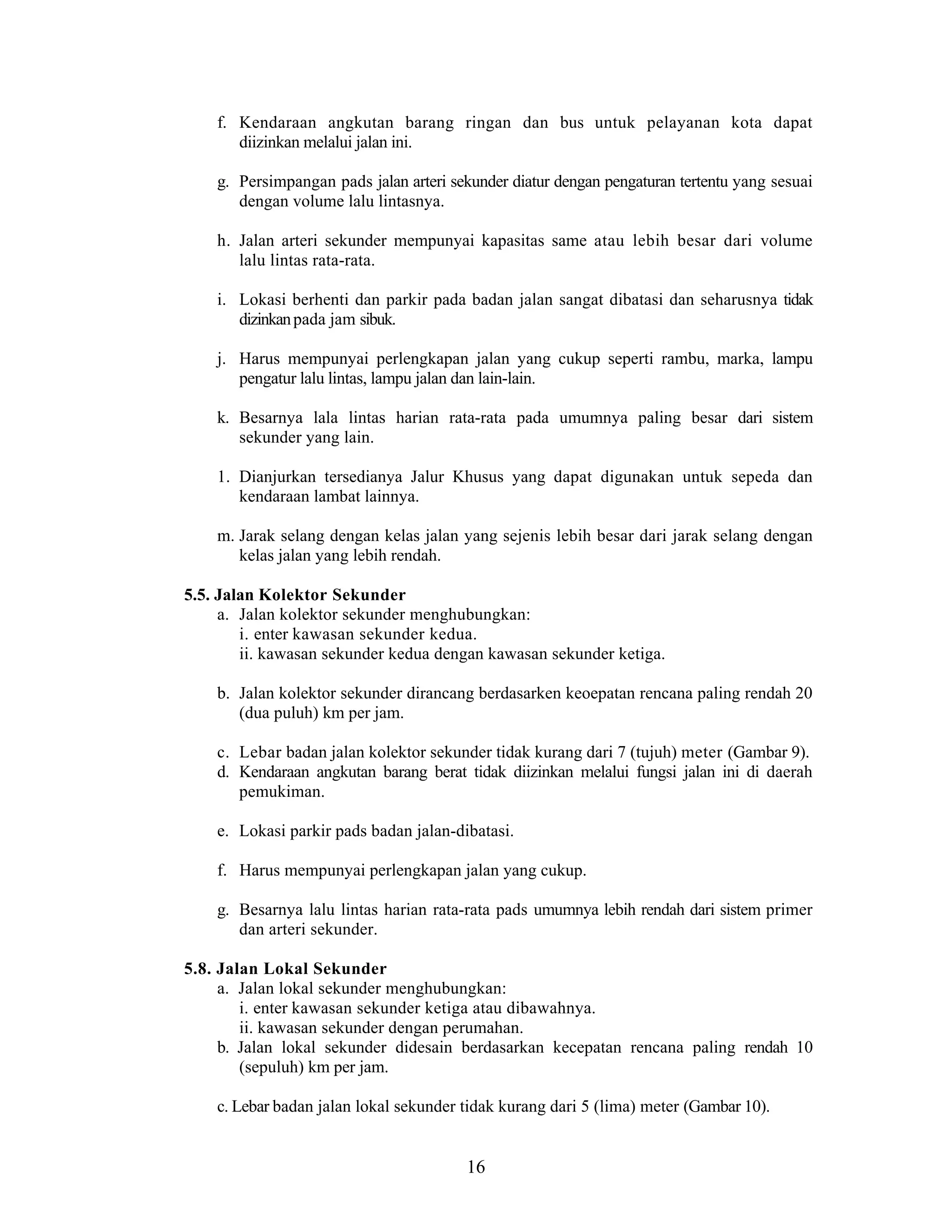 Panduan penentuan klasifikasi_fungsi_jalan_di_wilayah_perkotaan | PDF