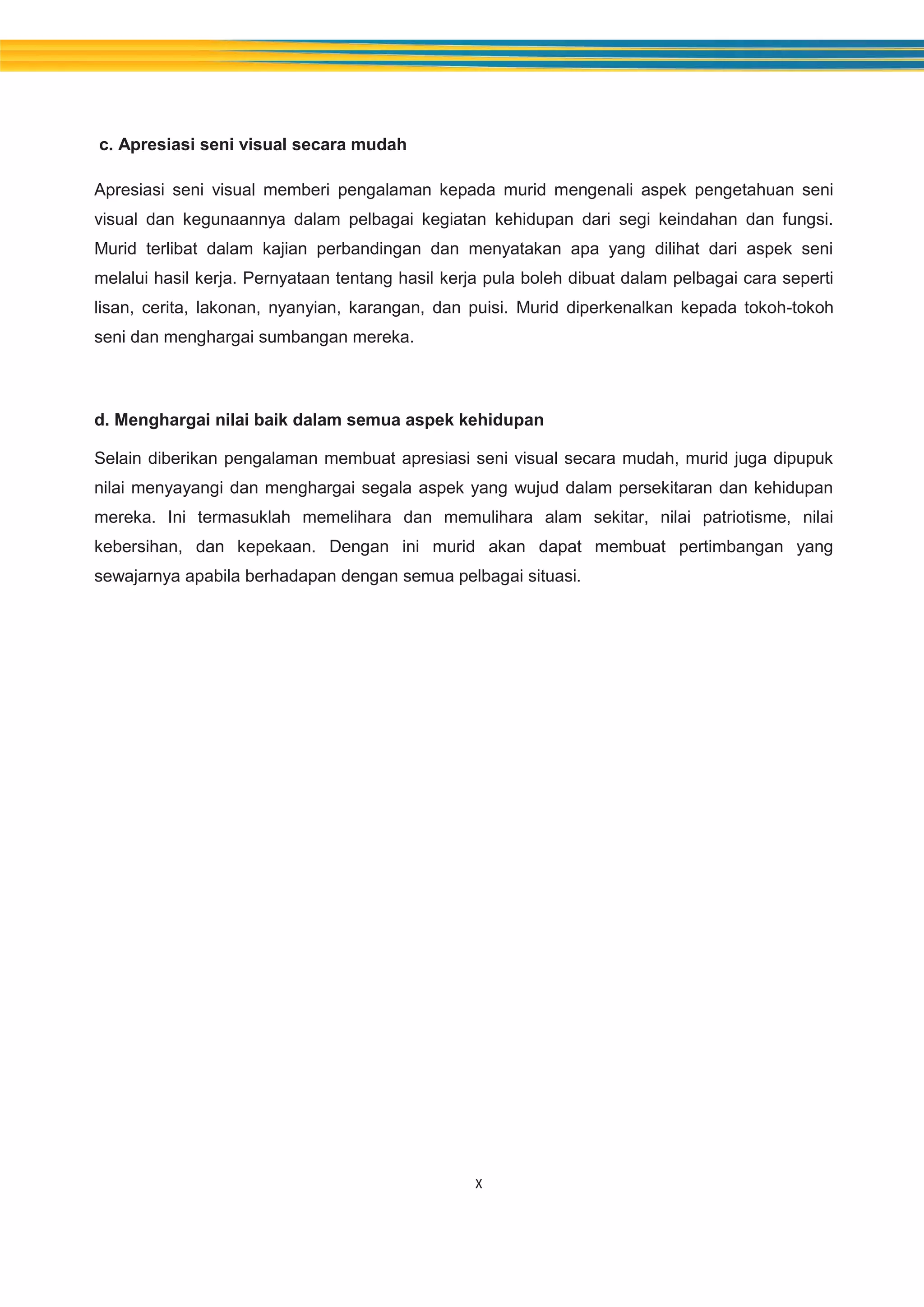 Panduan pengajaran dunia seni visual tahun 3 | PDF