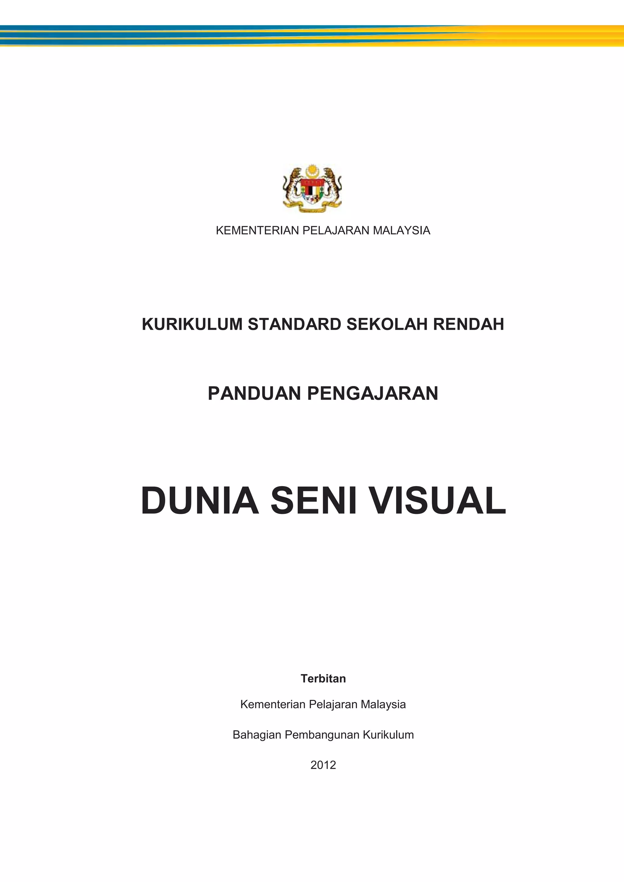 Panduan pengajaran dunia seni visual tahun 3 | PDF