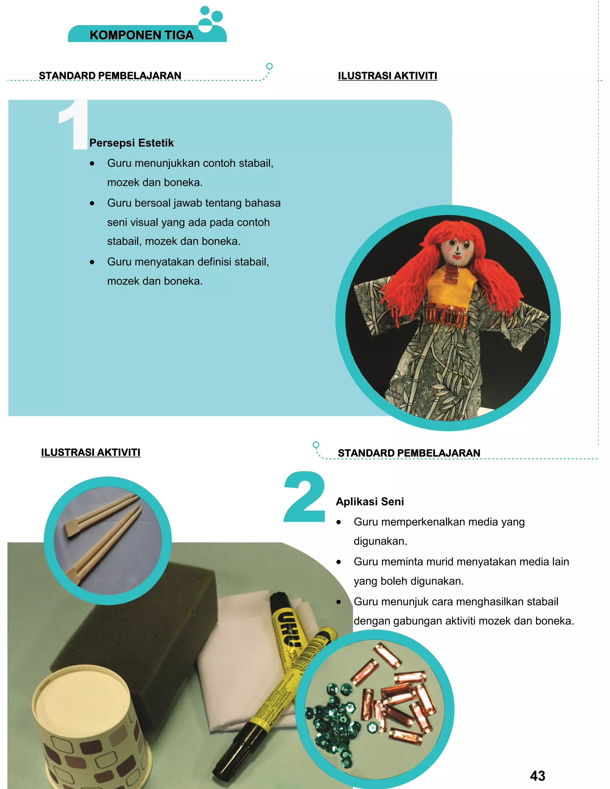 Panduan pengajaran kssr pendidikan seni visual tahun 6 | PDF