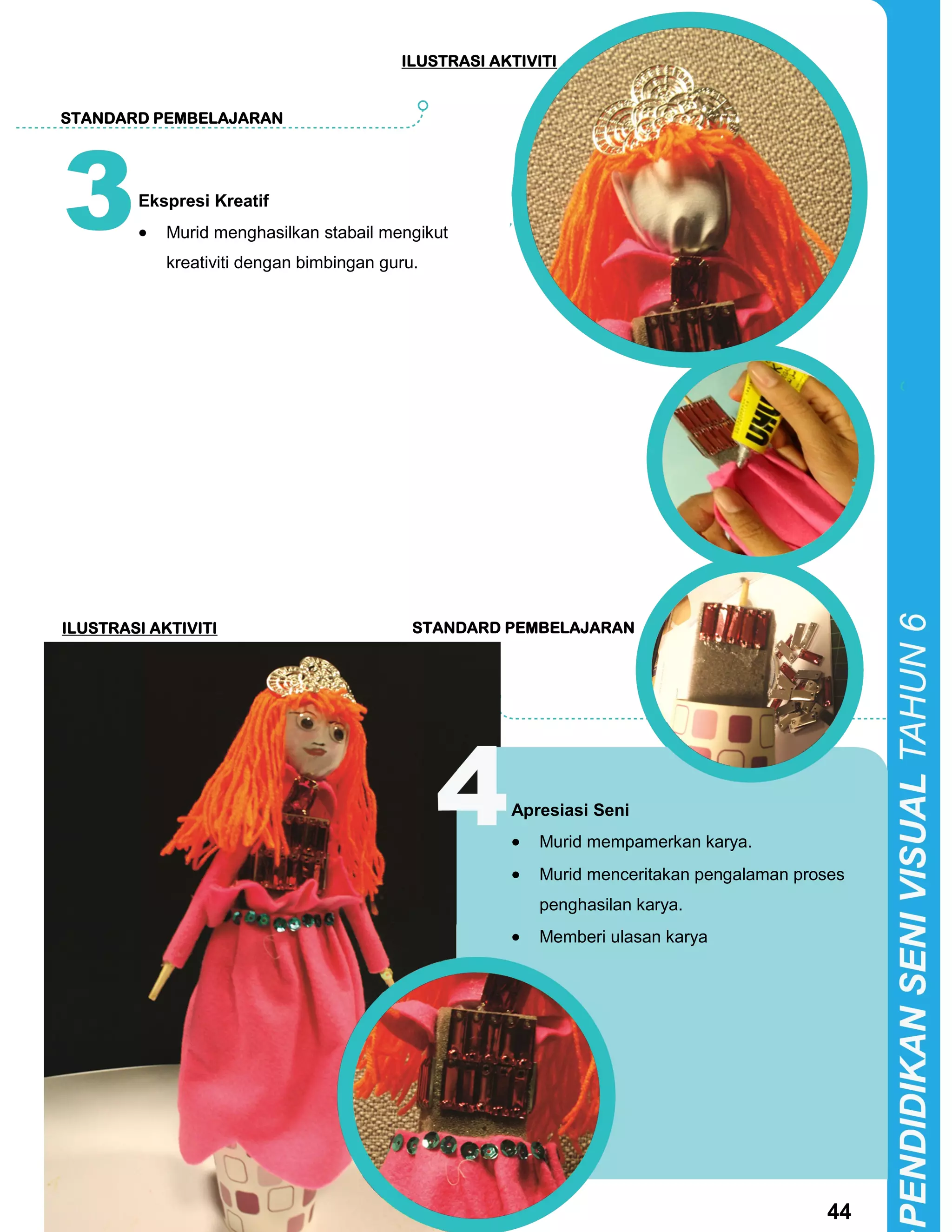 Panduan pengajaran kssr pendidikan seni visual tahun 6 | PDF