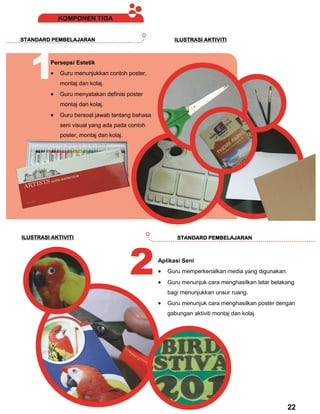 Panduan pengajaran kssr pendidikan seni visual tahun 6 | PDF