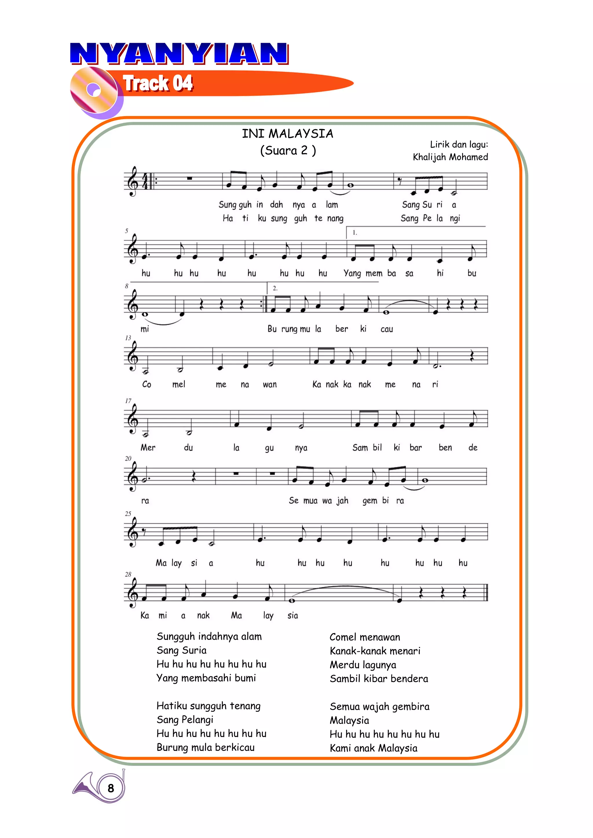Panduan pengajaran PENDIDIKAN MUZIK tahun 6 | PDF