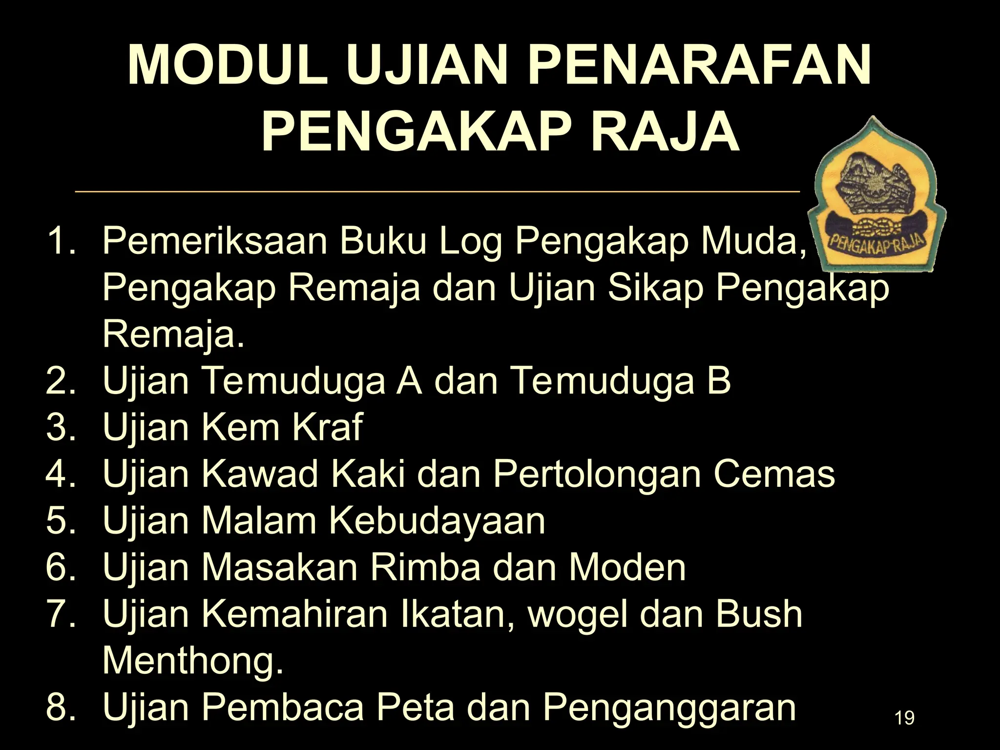 PANDUAN Pengakap Raja secara mudah dan boleh dipelajari | PPT