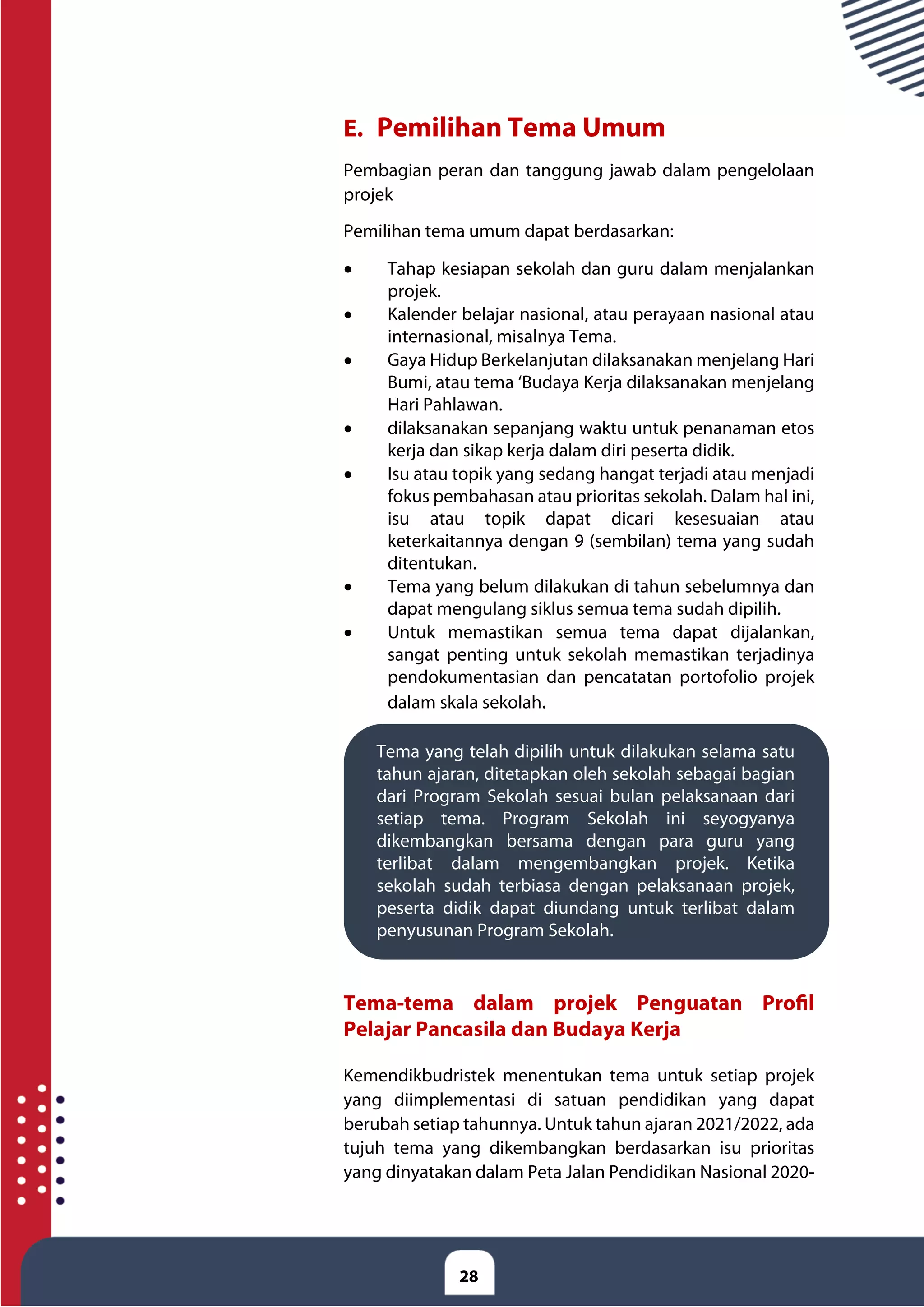 Panduan Pengembangan Projek Penguatan Profil Pelajar Pancasila & Budaya Kerja (SMK) | PDF