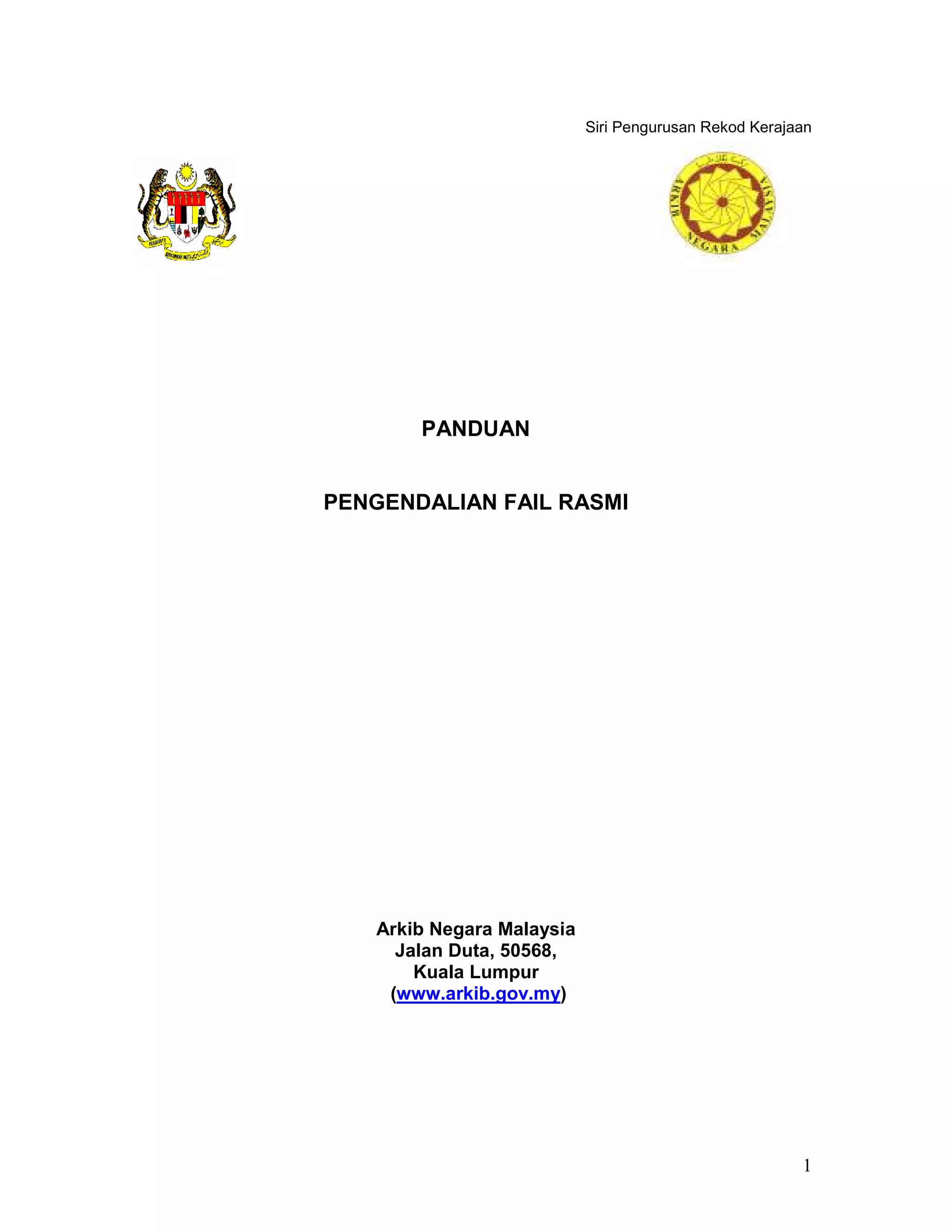 Panduan pengendalian fail | PDF
