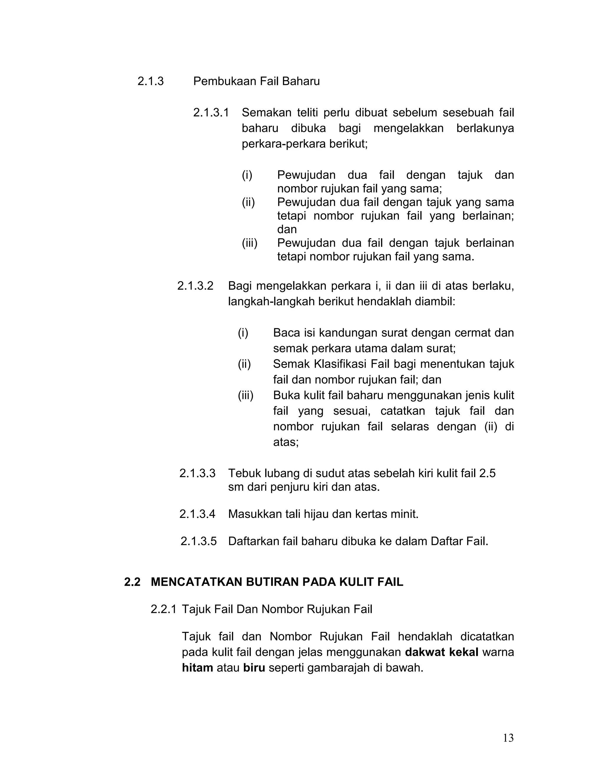 Panduan pengendalian fail | PDF