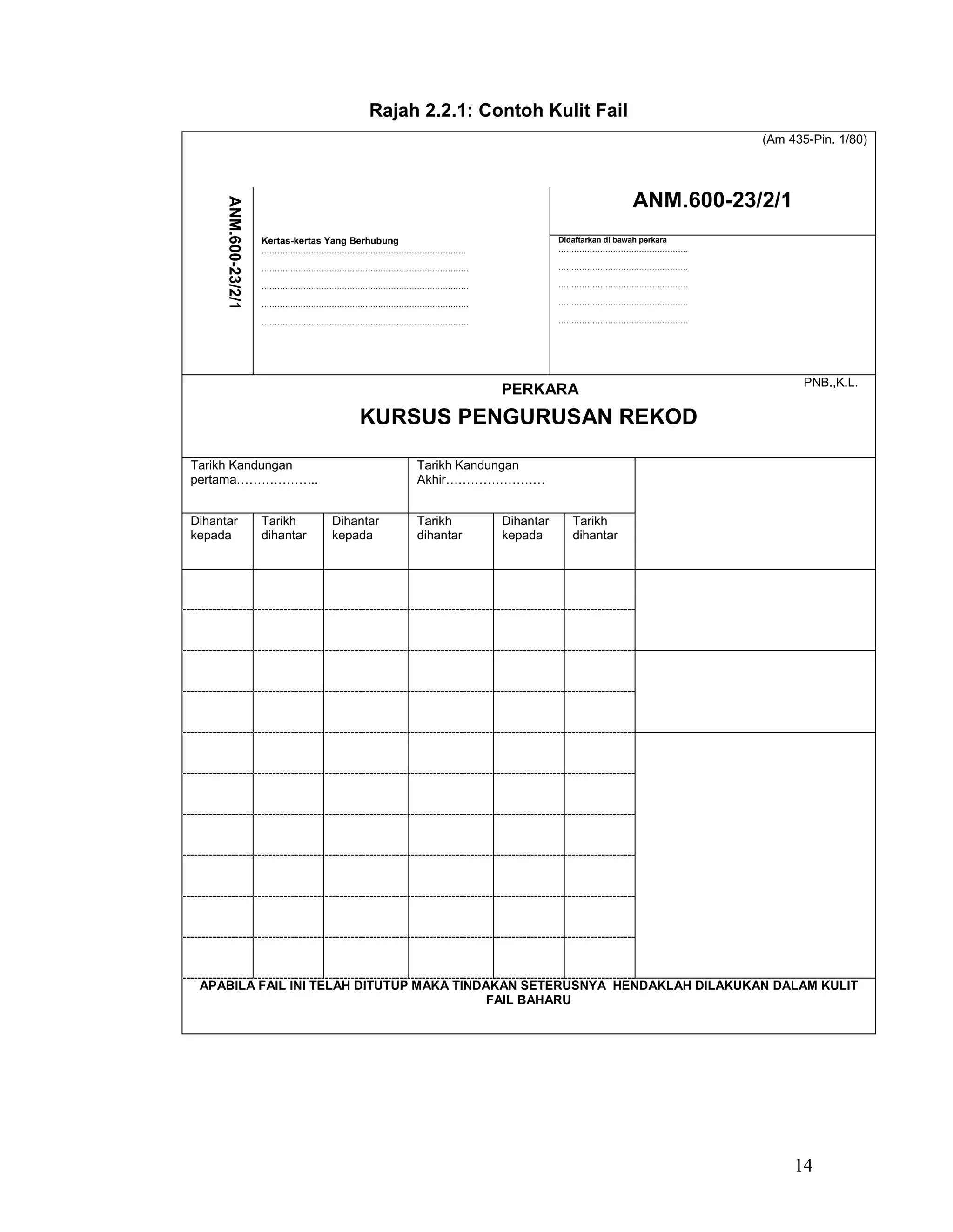 Panduan pengendalian fail | PDF