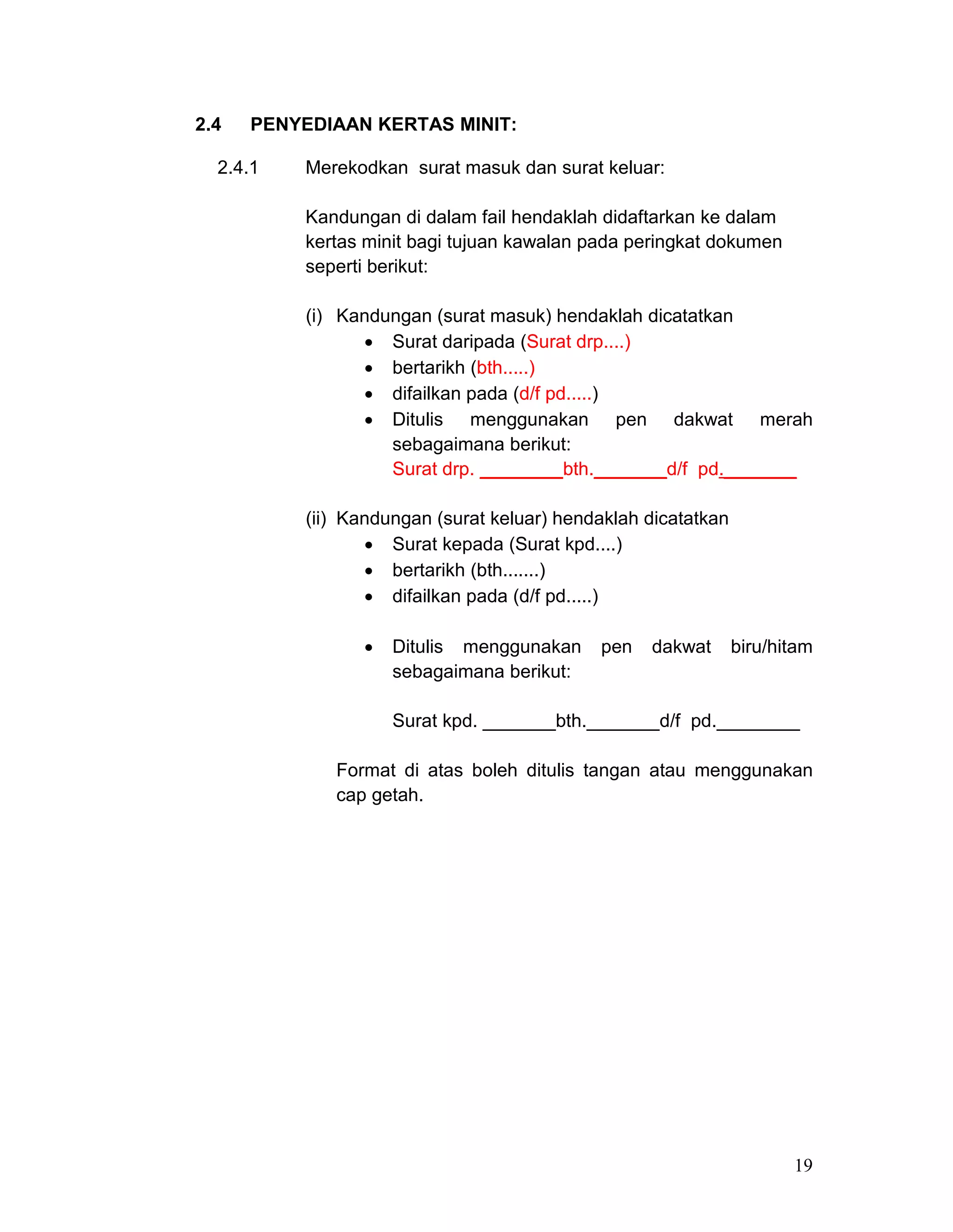Panduan pengendalian fail | PDF