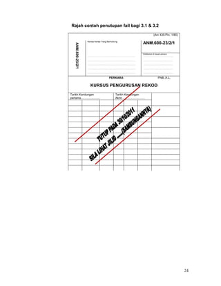 Panduan pengendalian fail | PDF