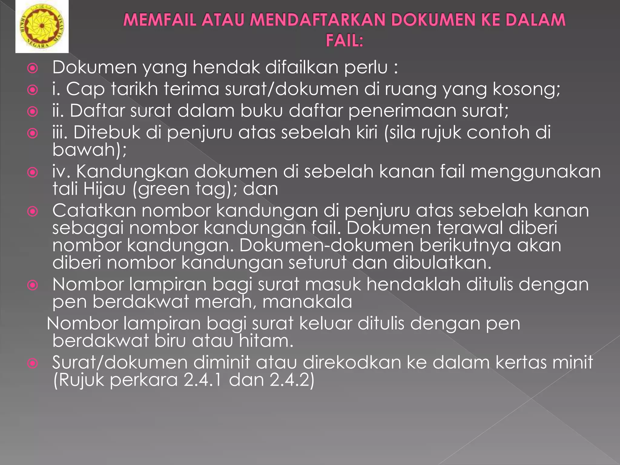 Panduan pengendalian fail | PPTX