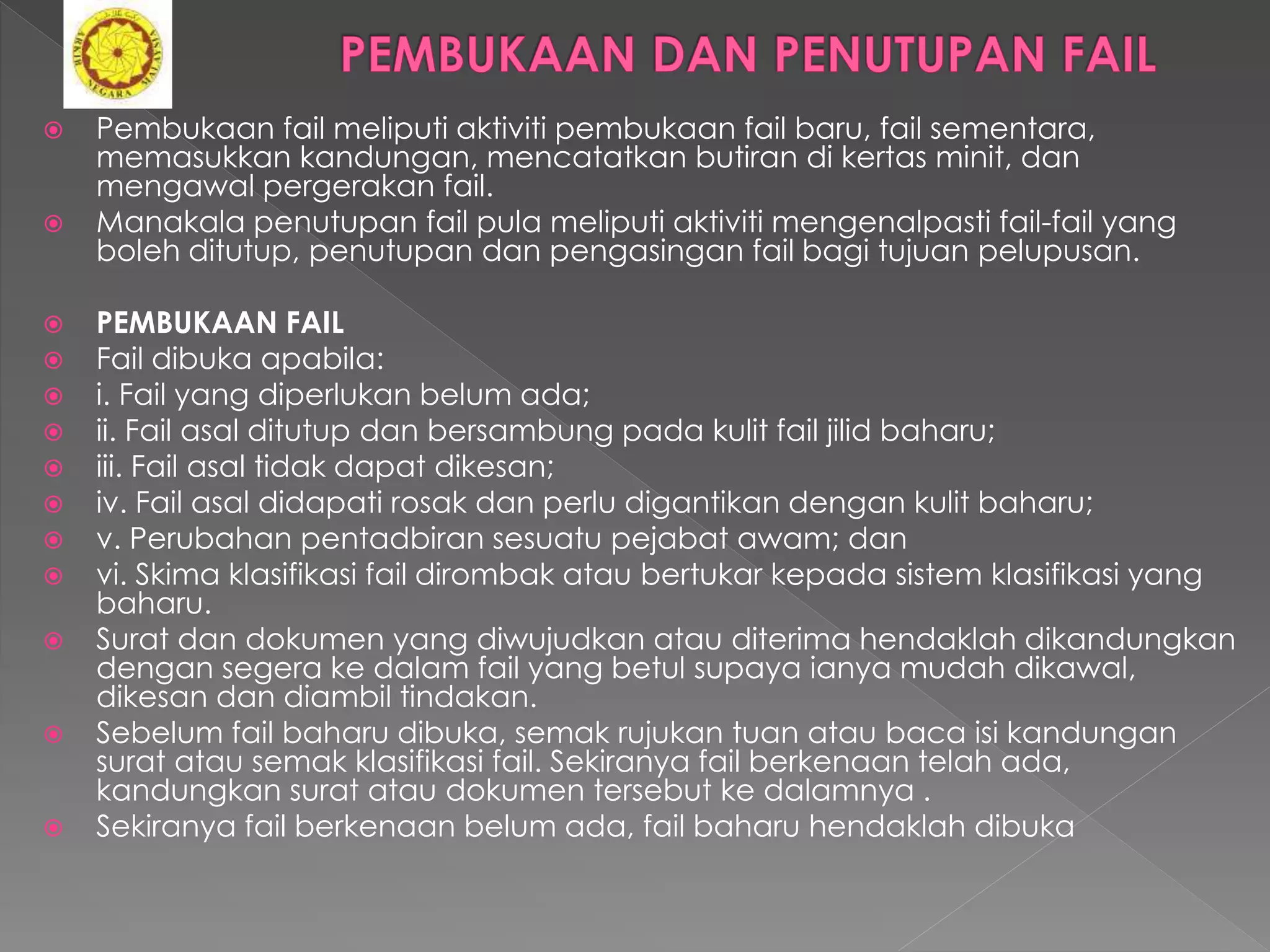 Panduan pengendalian fail | PPTX