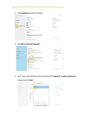 PANDUAN PENGETIKAN AKSARA JAWA nyk NGAYOGYAN.pdf