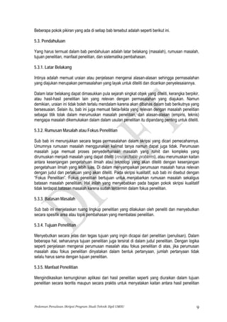 Panduan pengetikan skripsi psts umsu | PDF