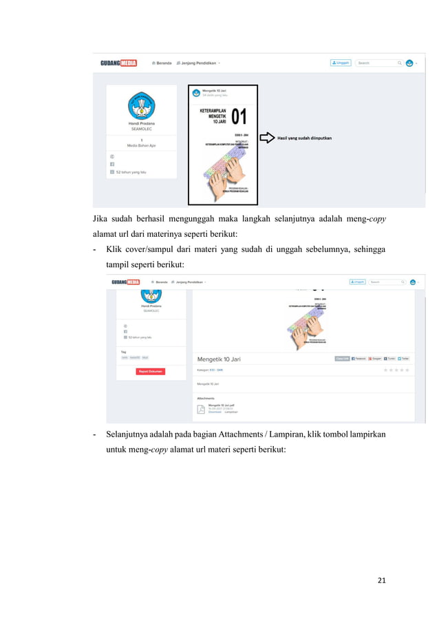 Panduan Penggunaan Siajar LMS | PDF