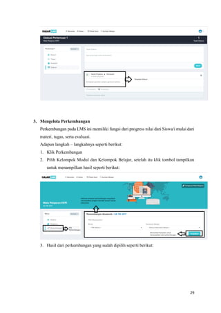 Panduan Penggunaan Siajar LMS | PDF
