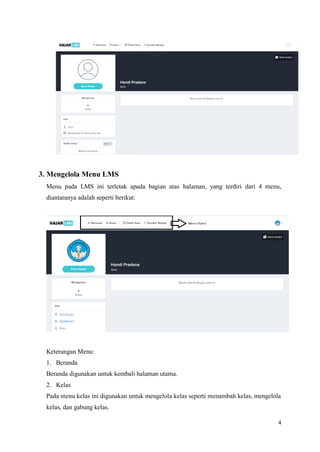 Panduan Penggunaan Siajar LMS | PDF