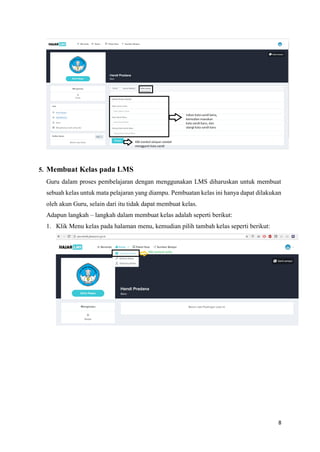 Panduan Penggunaan Siajar LMS | PDF