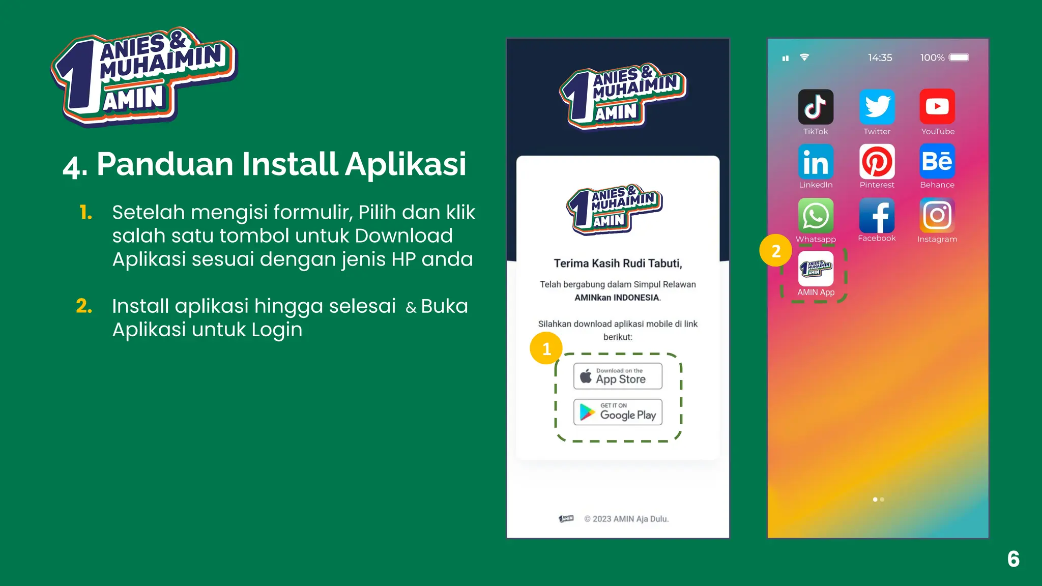 Panduan Penggunaan Aplikasi Amin App di Smartphone | PDF