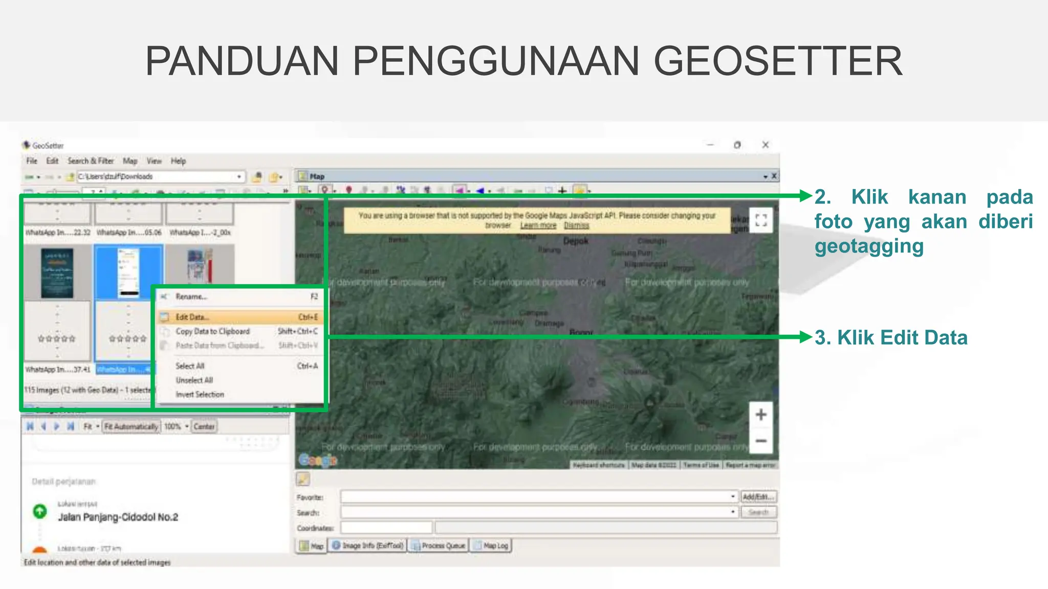 Panduan Penggunaan Geosetter Tahun 2024 Kabupaten Soppeng | PPT