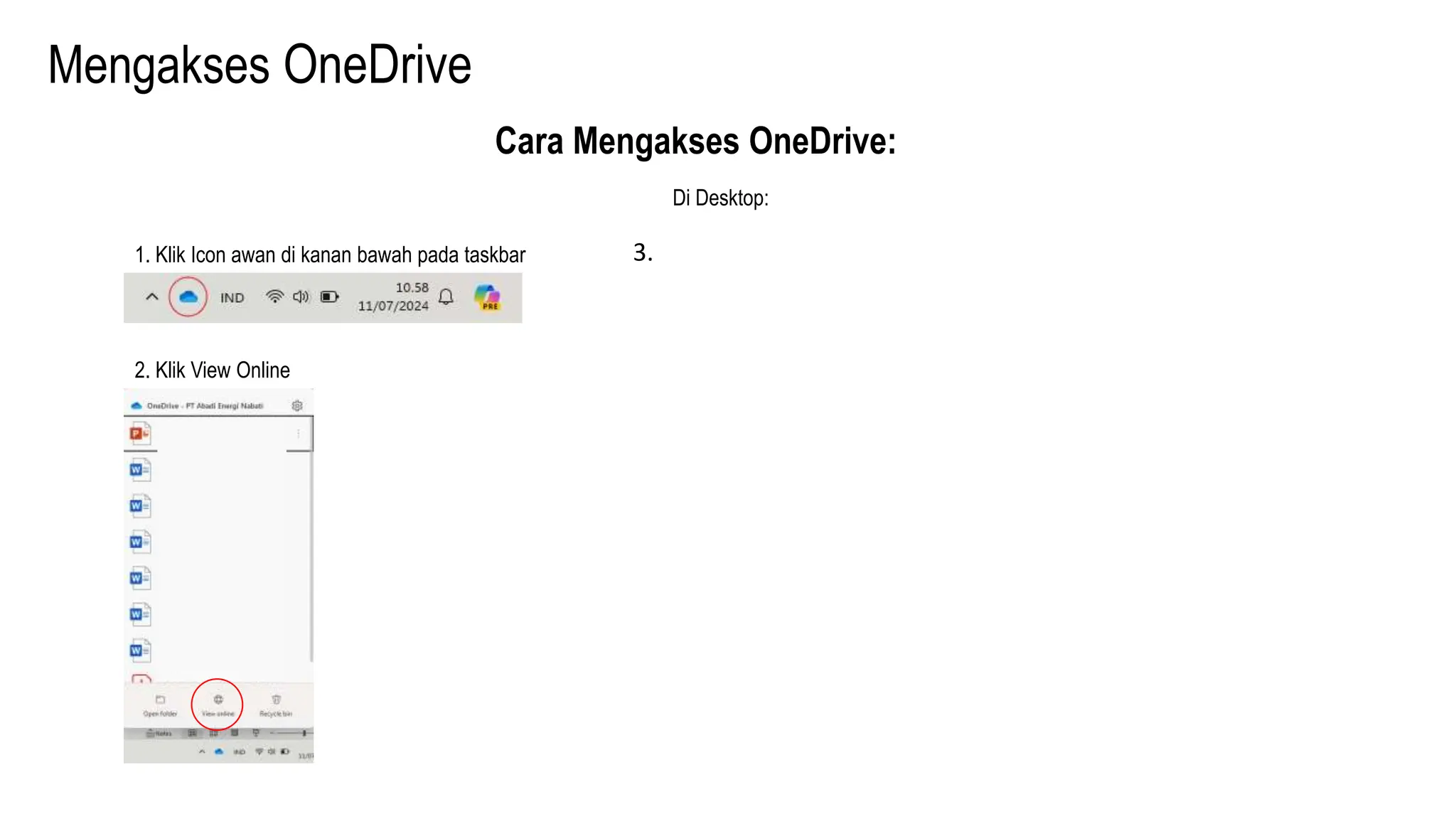 Panduan Penggunaan Onedrive Di Desktop & Web.pptx