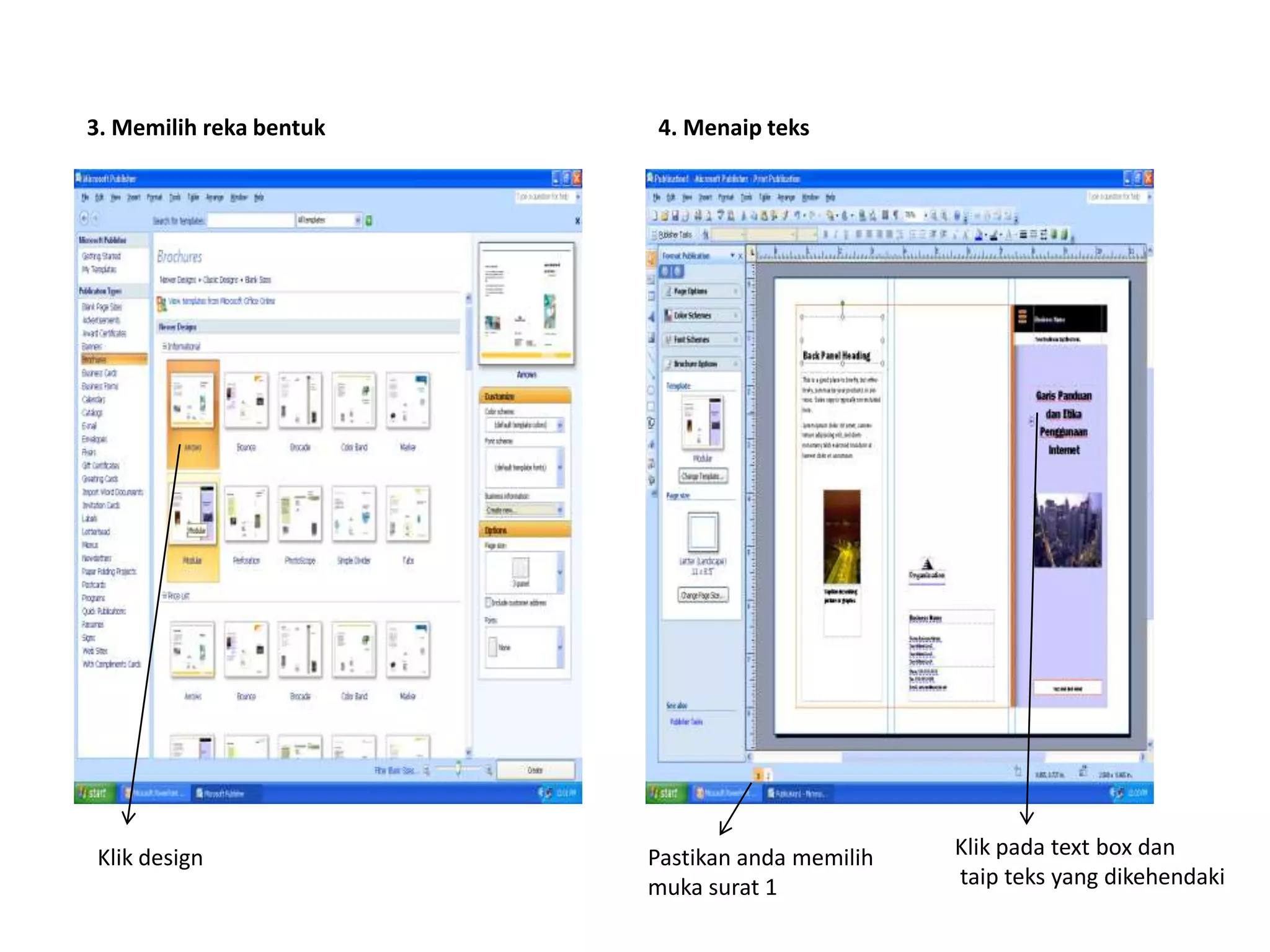 Panduan penggunaan publisher | PPT