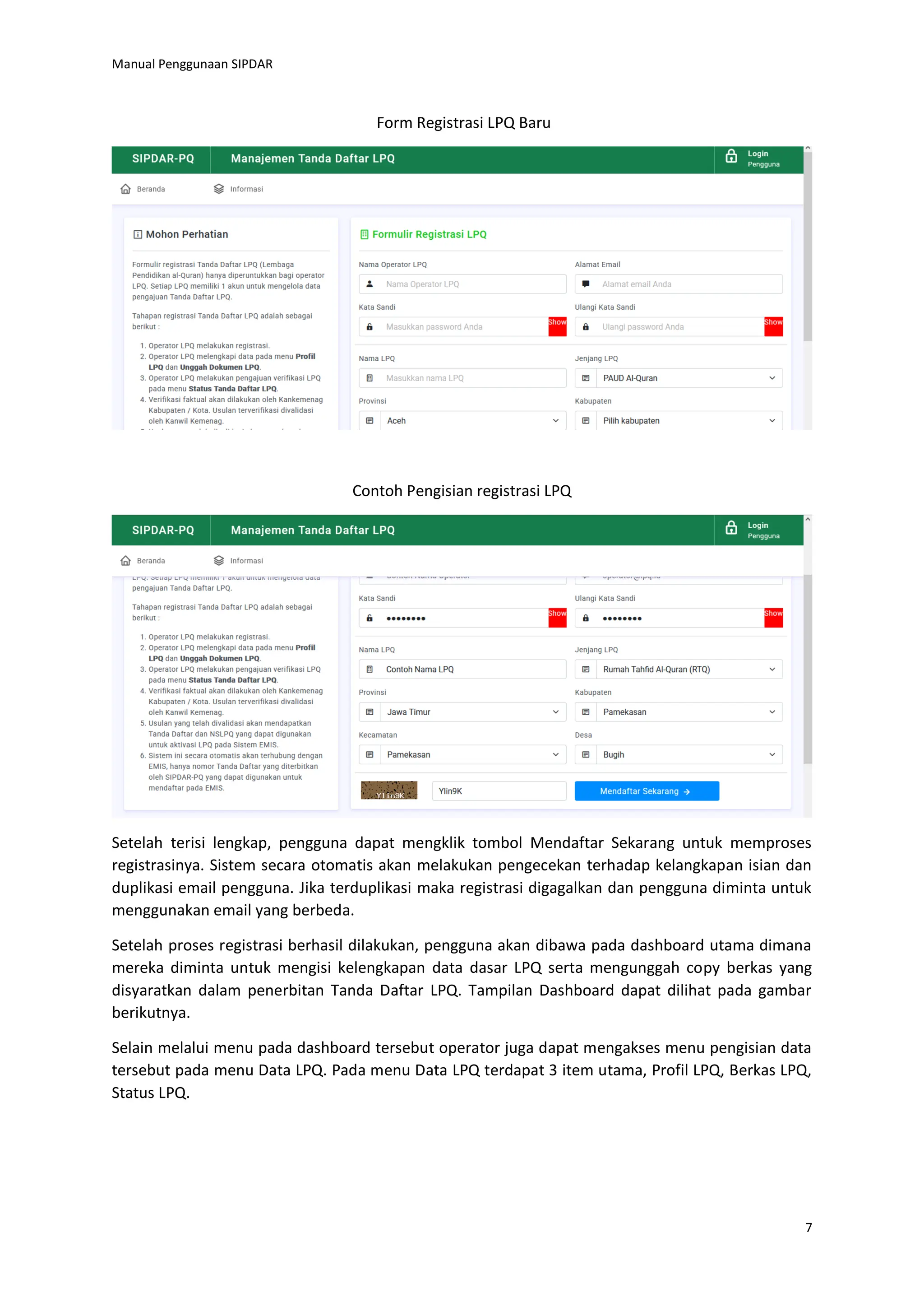 PANDUAN PENGGUNAAN SIPDAR LPQ OLEH TIM KABUPATEN.pdf