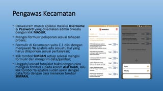 Panduan penggunaan siwaslu (1) | PDF
