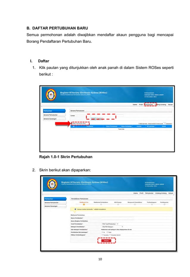 Panduan pengguna eroses upload | PDF