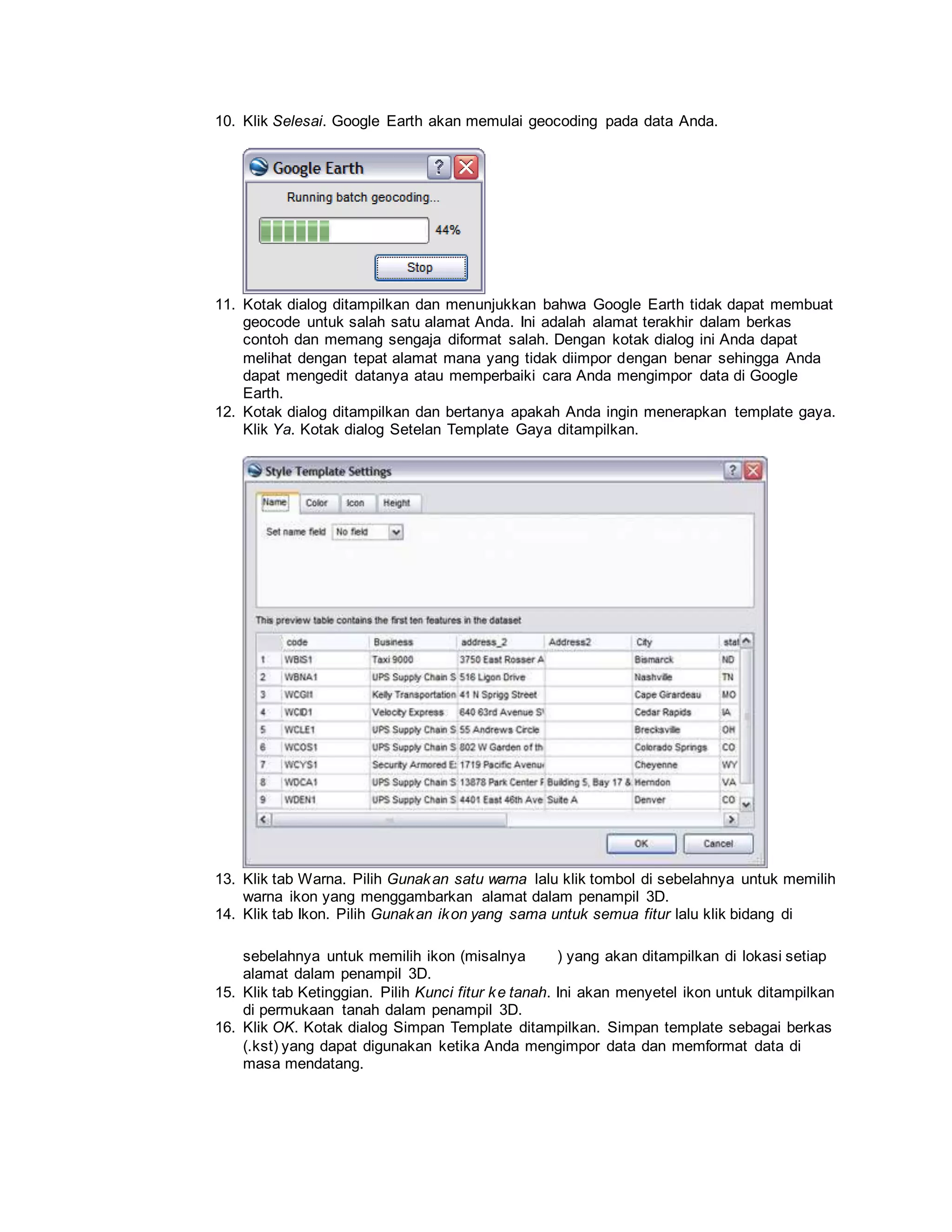 Panduan pengguna google earth pro | DOCX