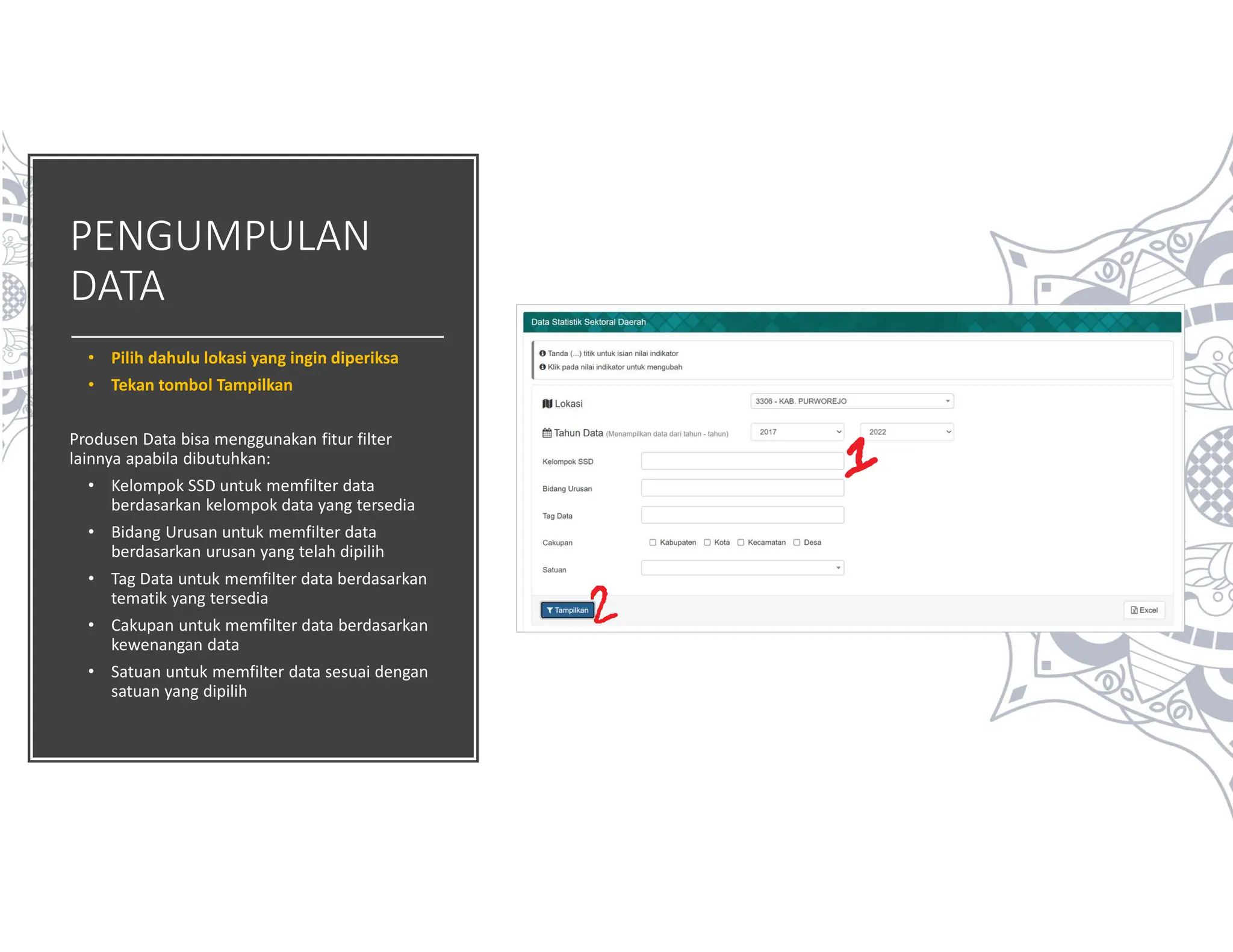 Panduan Penginputan Eletronik WALIDATA pemerintahan | PDF