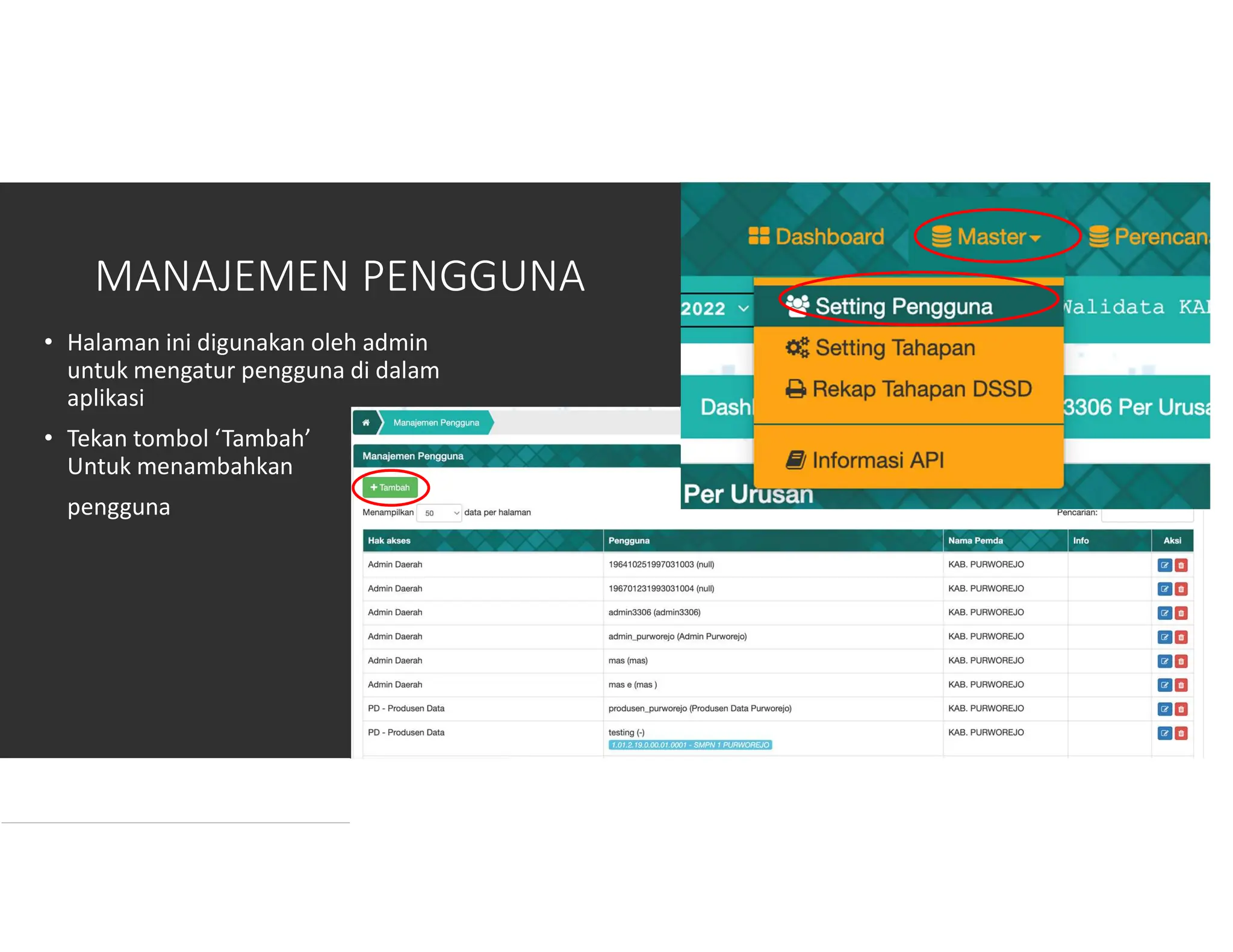 Panduan Penginputan Eletronik WALIDATA pemerintahan | PDF