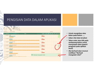 Panduan Penginputan Eletronik WALIDATA pemerintahan | PDF