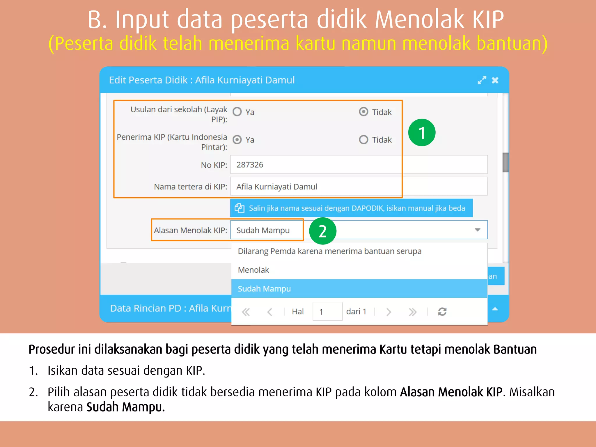 Panduan pengisian data_kip_pada_dapodik | PDF