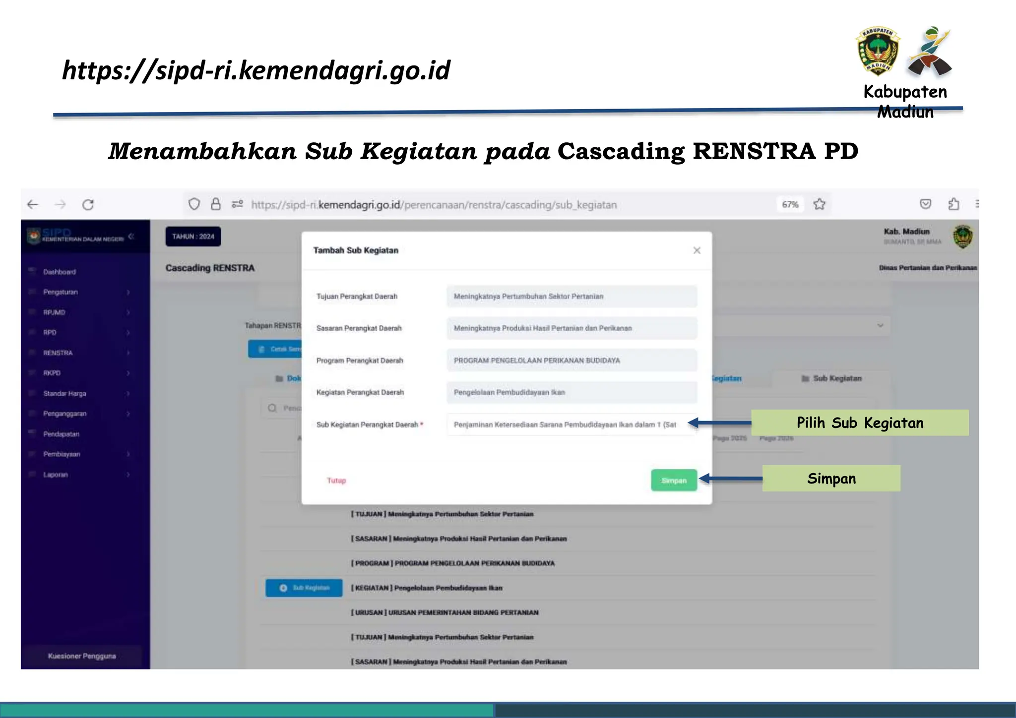 Panduan Pengisian Renstra pada aplikasi SIPD | PPTX