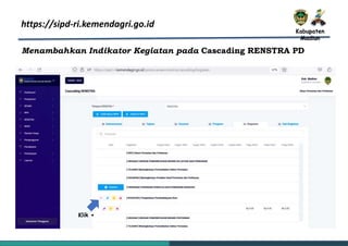 Panduan Pengisian Renstra pada aplikasi SIPD | PPTX