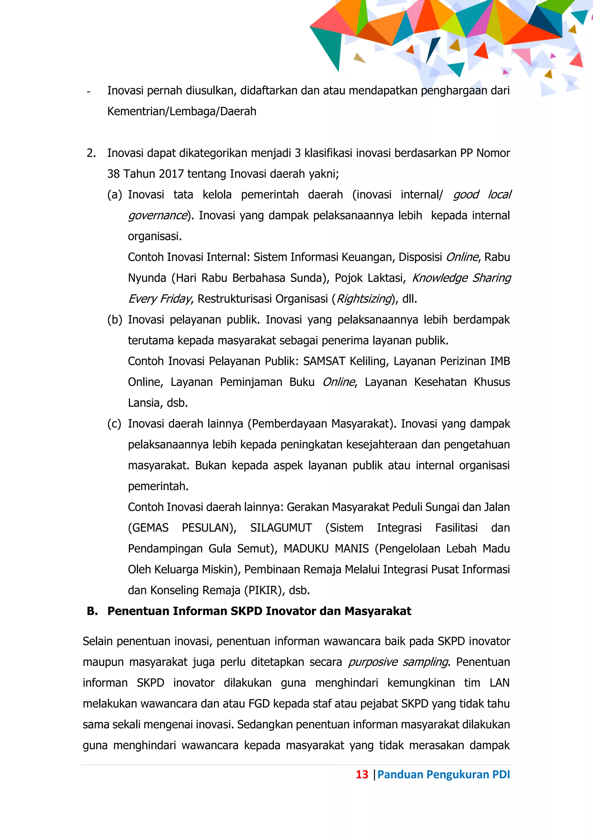 Panduan pengukuran dampak inovasi | PDF
