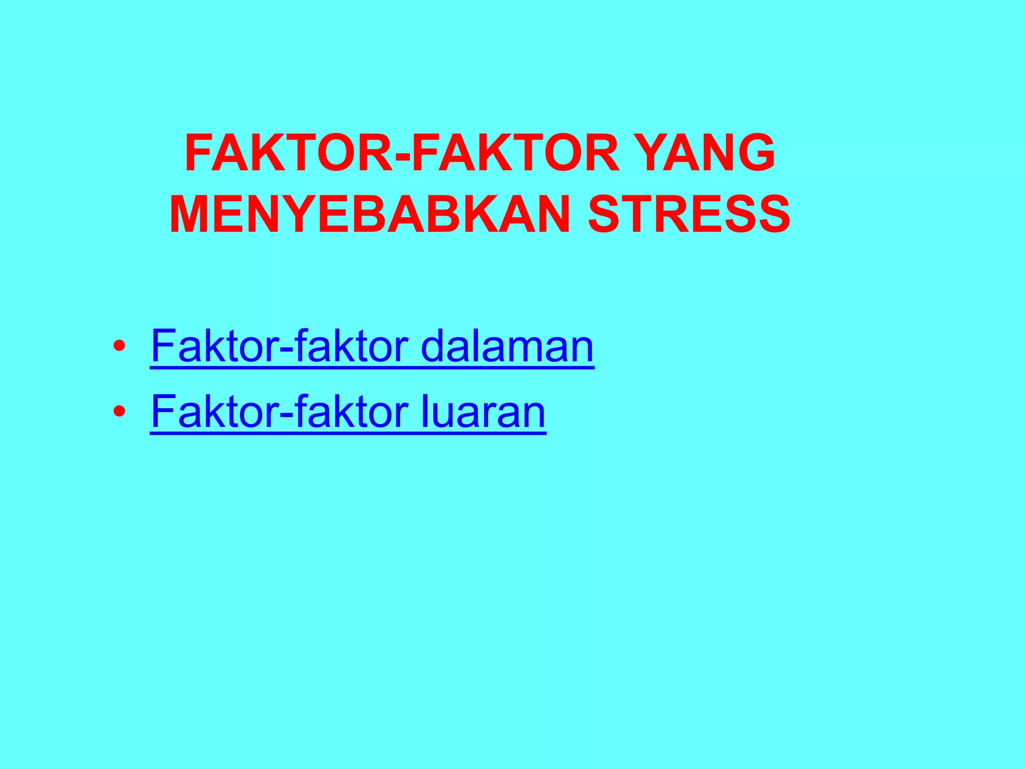 Panduan pengurusan konflik dan stress | PPTX