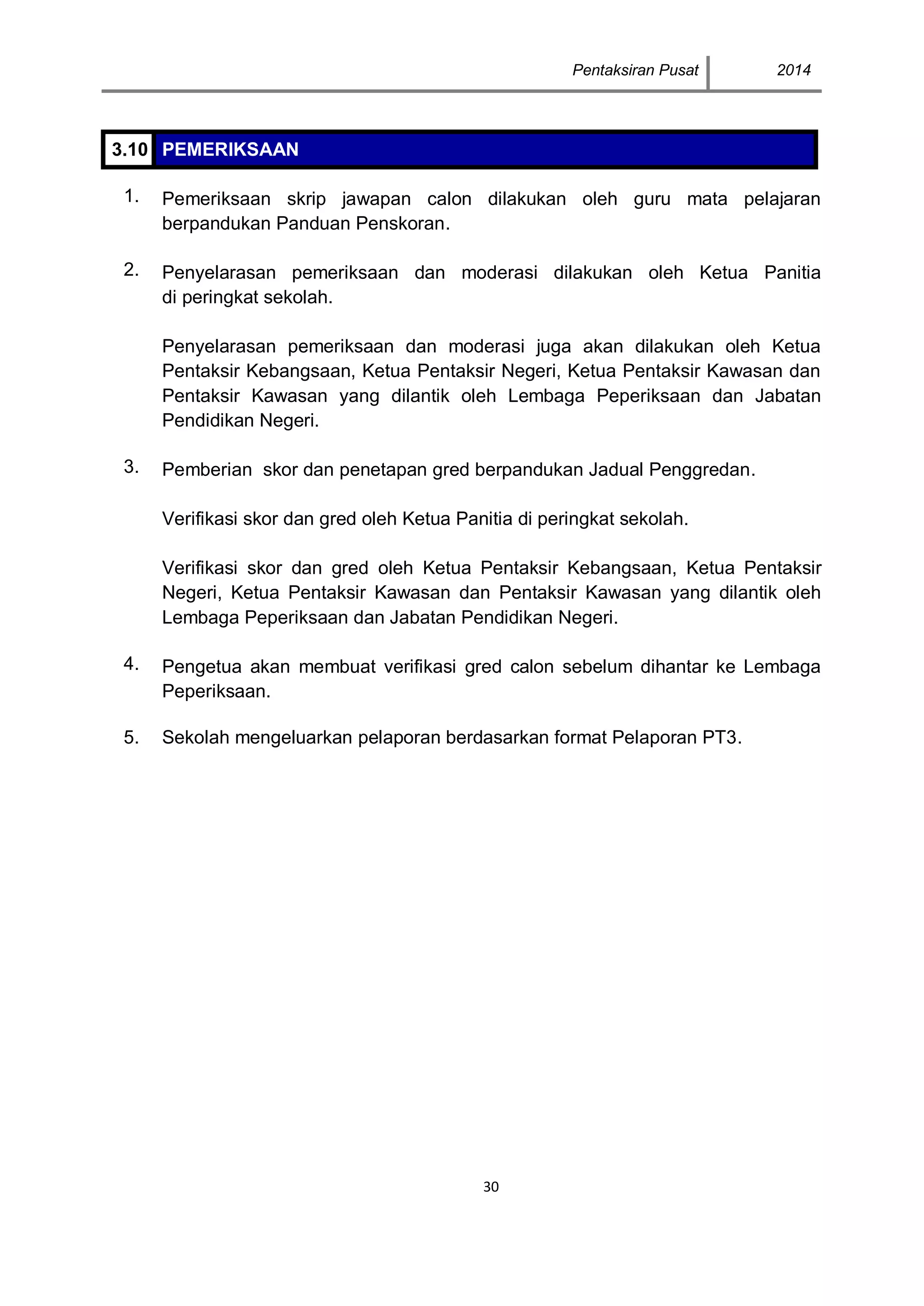 Panduan pengurusan pbs_21_april_2014_2 | PDF