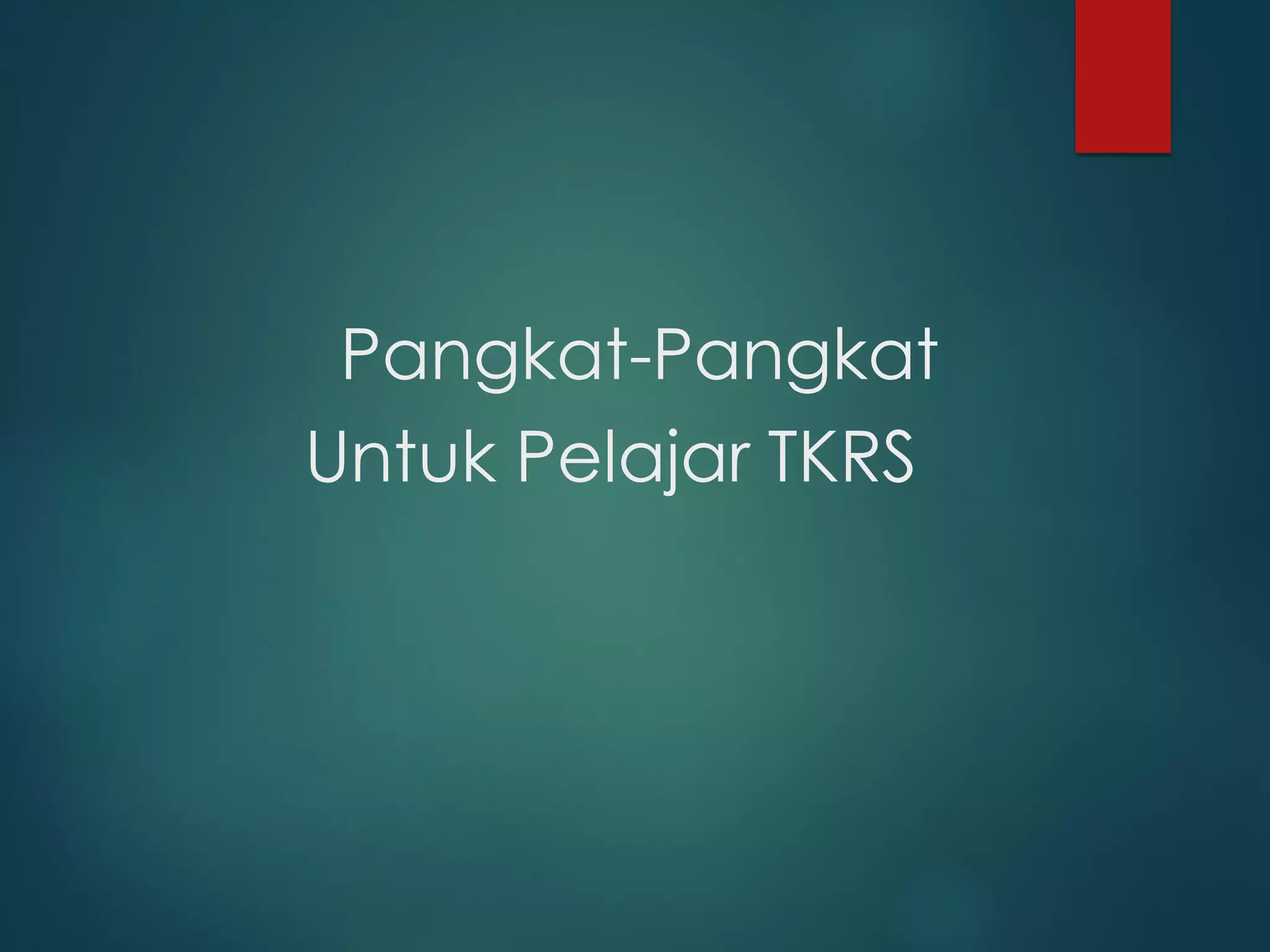 Panduan pengurusan tkrs sekolah | PDF