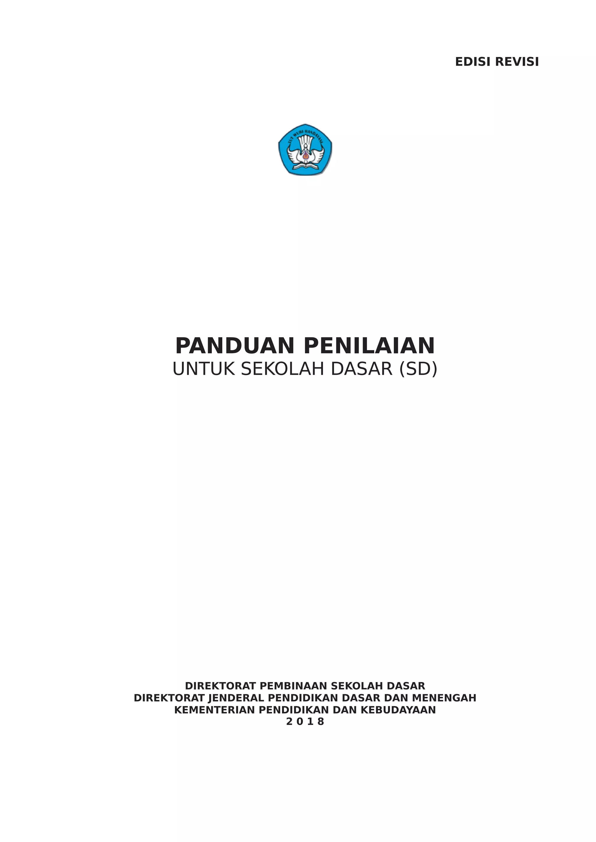 Panduan penilaian a4 isi | PDF
