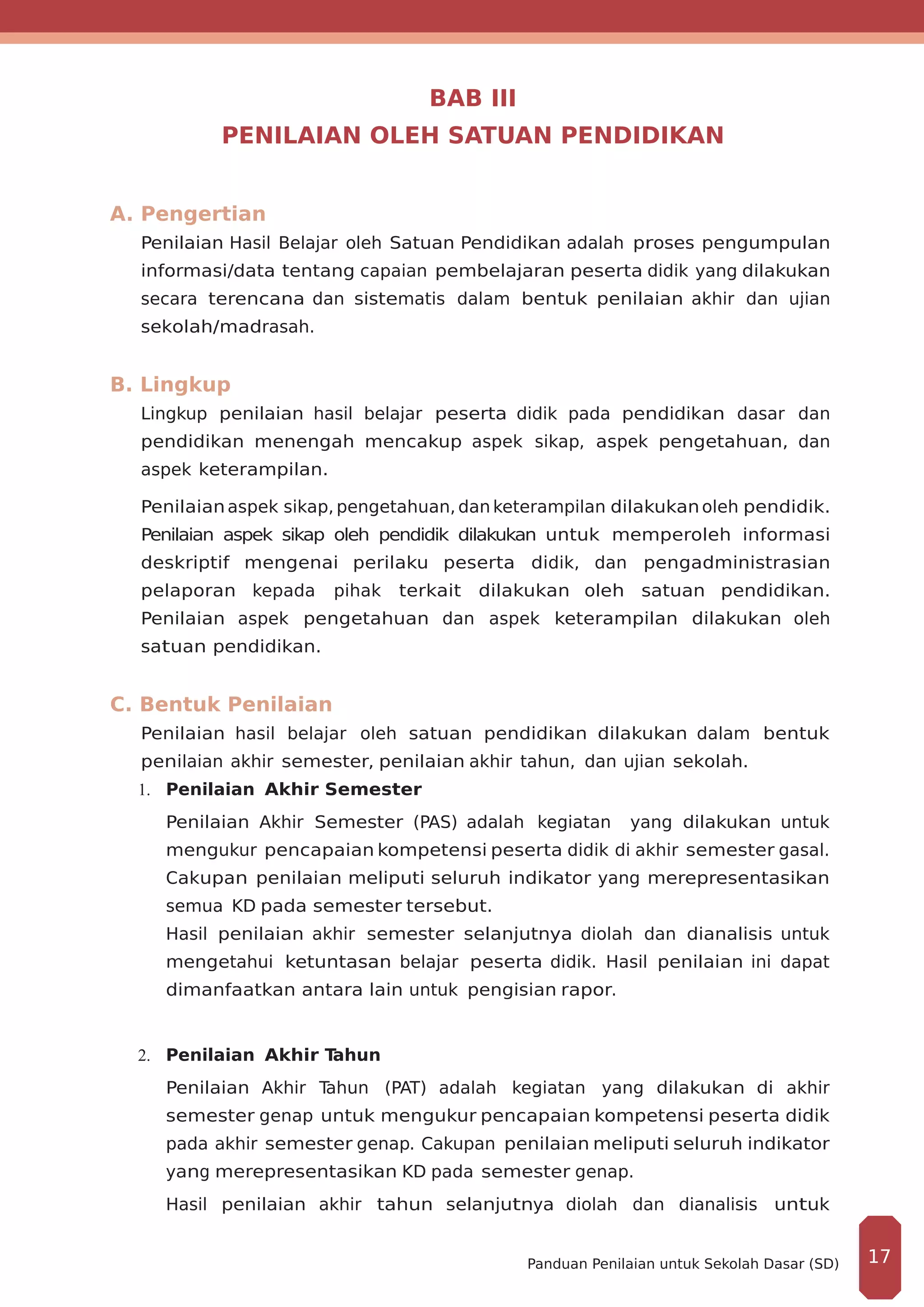 Panduan penilaian a4 isi | PDF